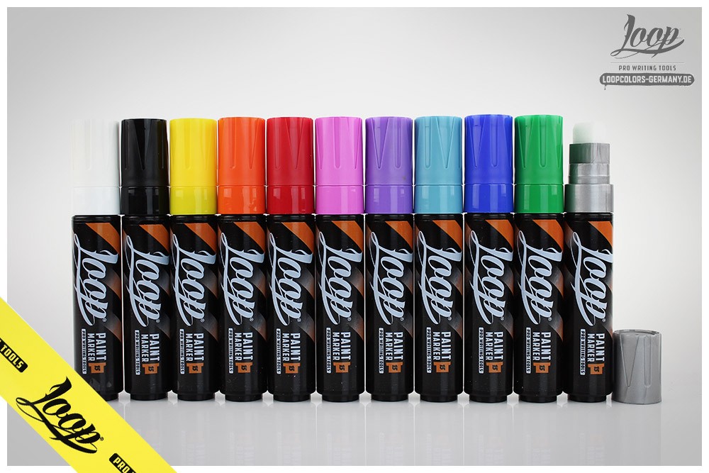 Loop Colors Paint Marker 15mm in 11 Farben | Graffiti Cans Shop ...